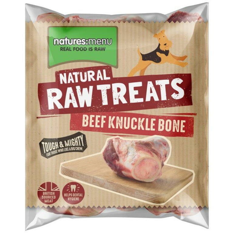 Natures Menu Frozen Raw Beef Knuckle Bone Half - CatDog Ltd